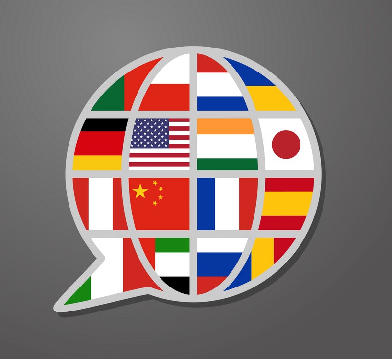 foreign language translation creative icon logo vector | Eagle Academy
